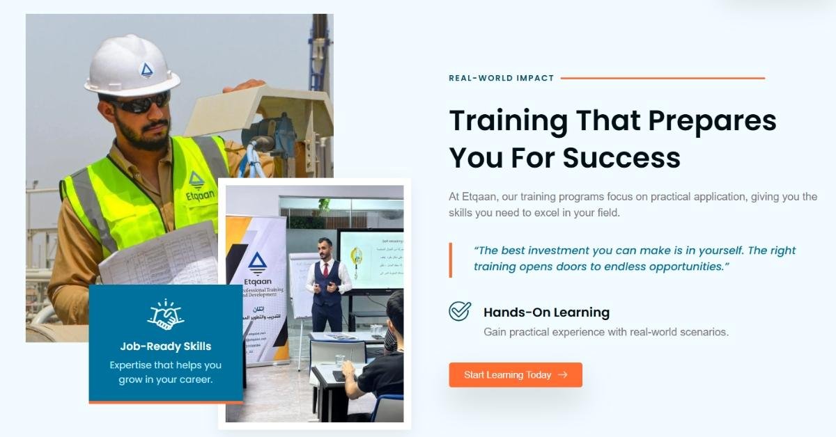 Etqaan – Professional Training in Basra | HSE, HR, ISO, IT & More